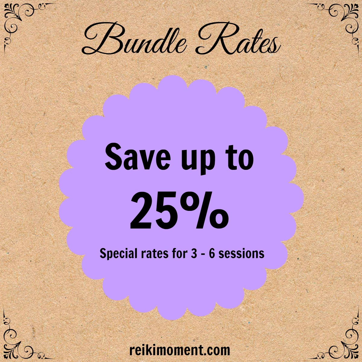 Bundle rates - A Reiki Moment